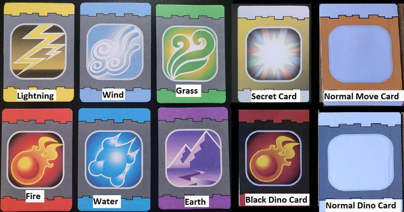 Custom Dinosaur King Cards - Etsy