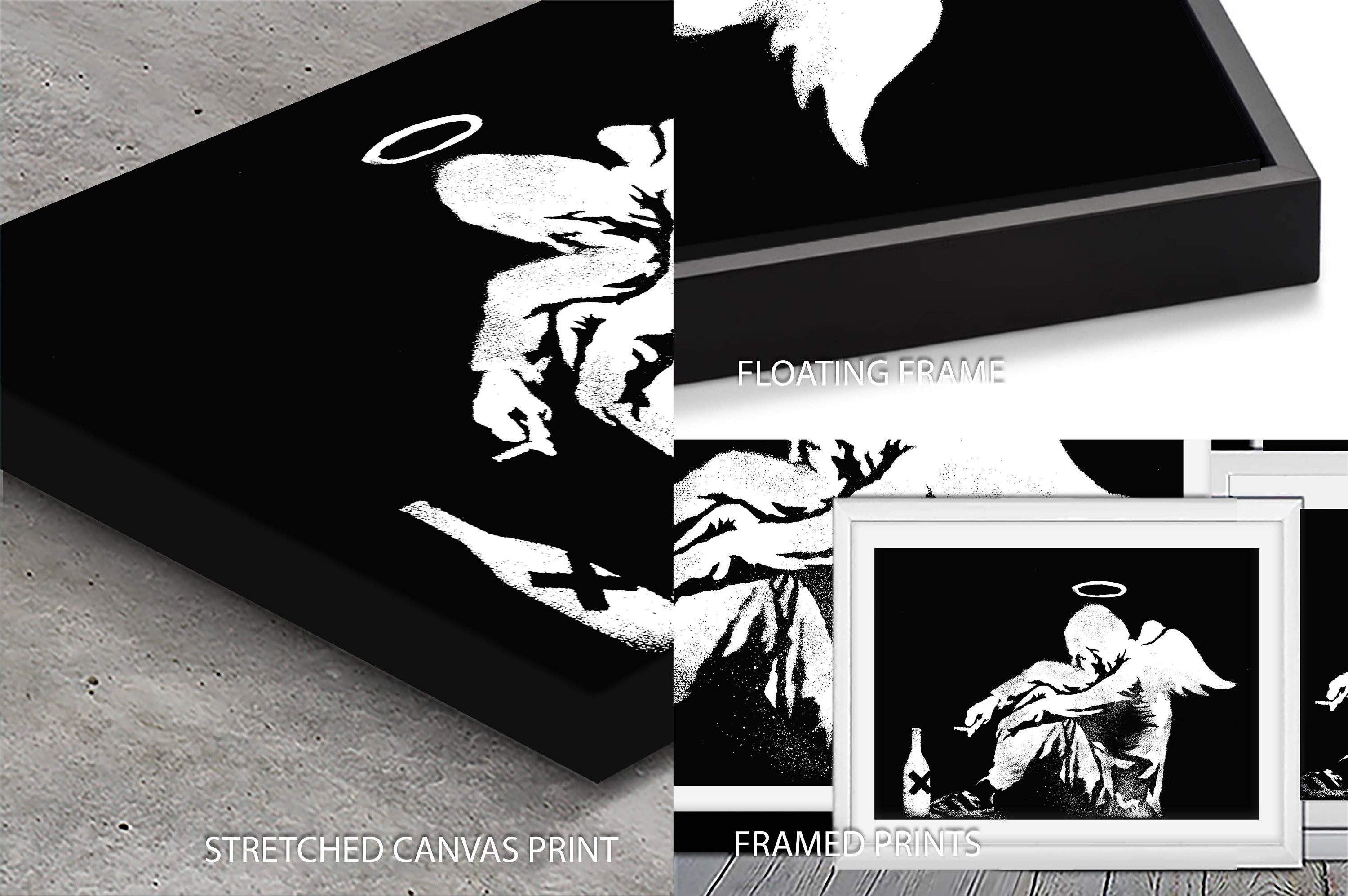 Banksy Fallen Angel Wallpaper