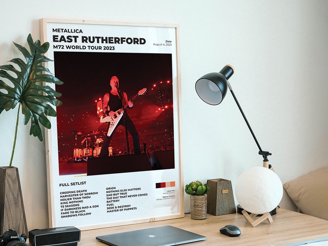 Metallica M72 World Tour East Rutherford 2023 Setlist Concert - Etsy ...