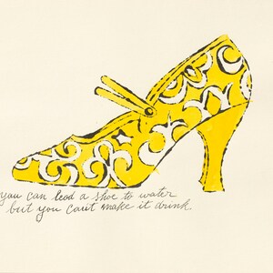 Shoe Pop Art by Andy Warhol High-resolution Digital Download & - Etsy UK
