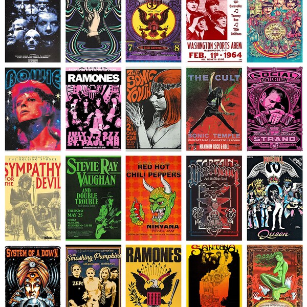 Concert Posters - Etsy