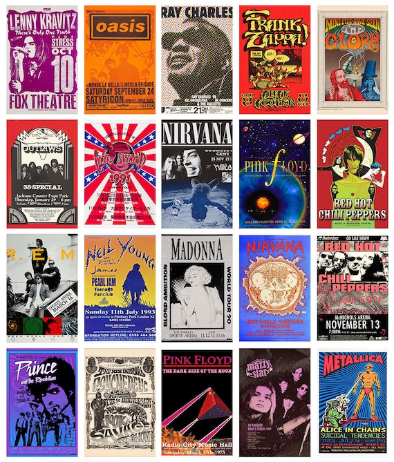 1980s Rock Posters