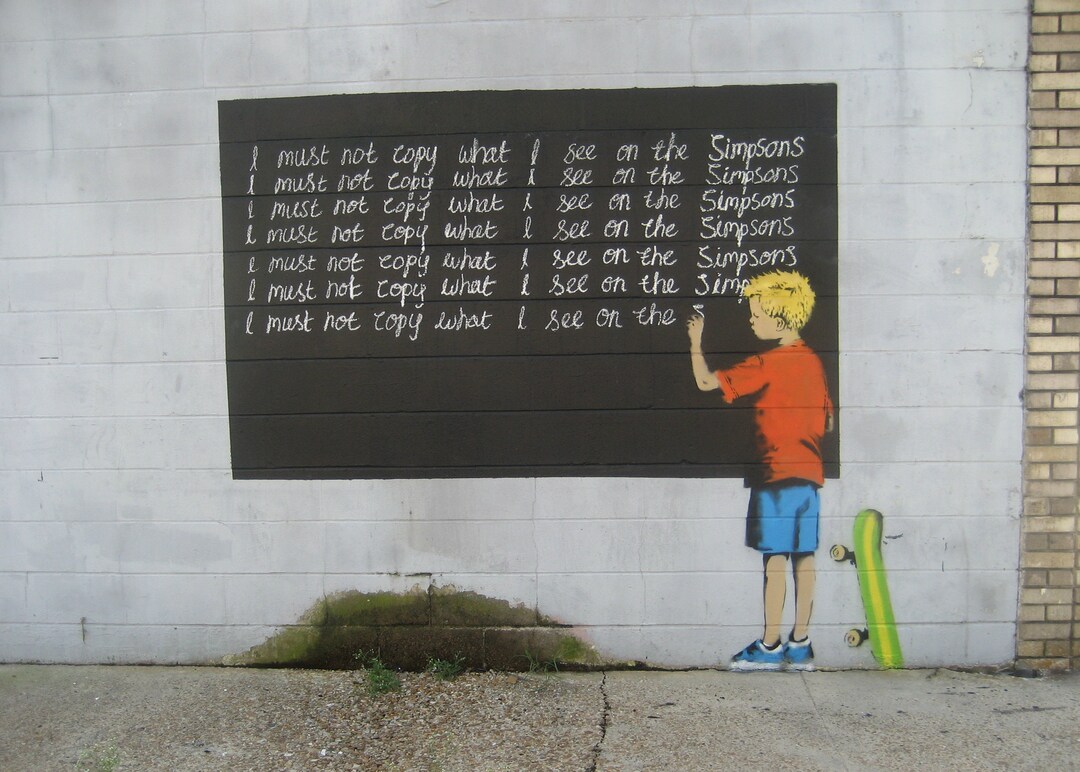 Banksy Simpsons High-resolution Digital Download & Print - Etsy