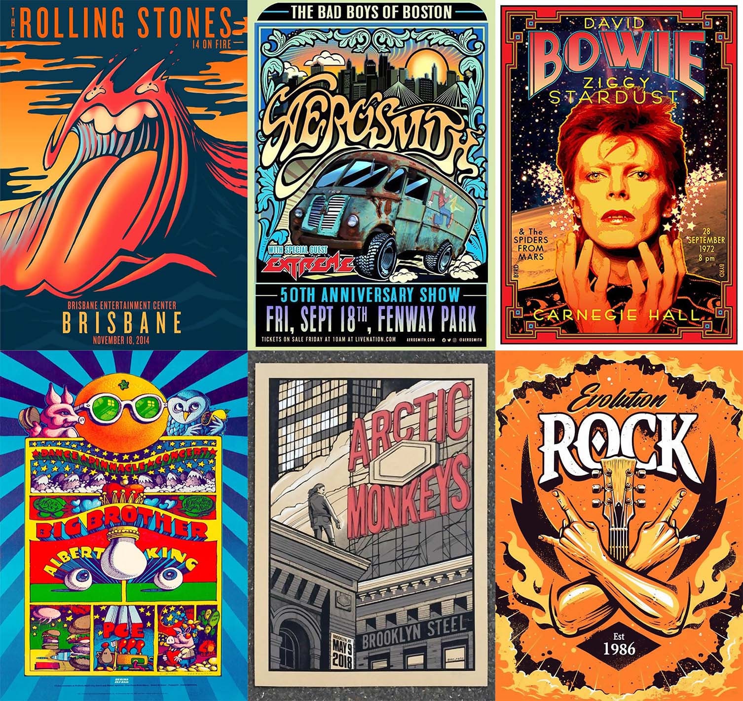 Rock Concert Poster Art