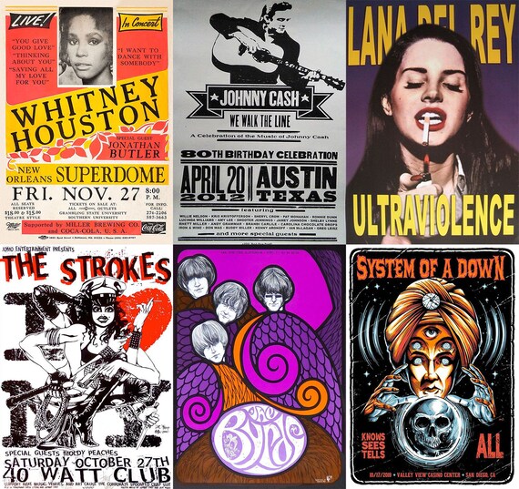 Vintage Concert Posters