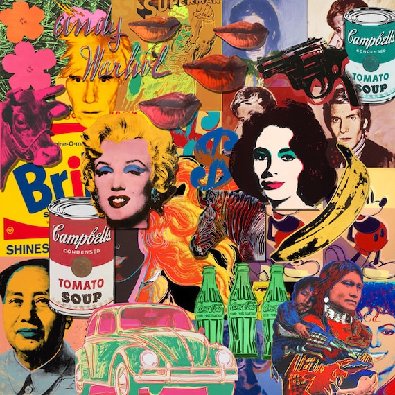 Andy Warhol Collage High-resolution Digital Download & Print - Etsy