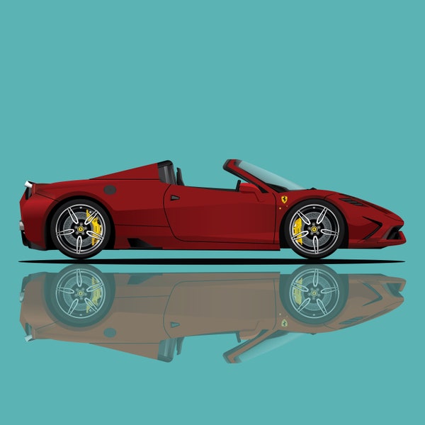 Ferrari Backdrop - Etsy