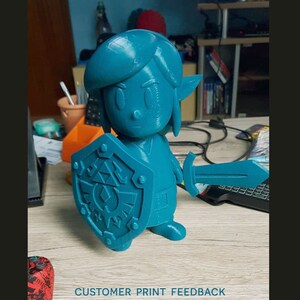 The Legend of Zelda 3D PRINT MODEL Figurine Model Kit Fan Art Unpainted ...