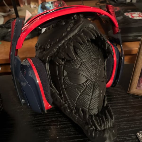 Spiderman Headphone Holder Stl - Etsy Spiderman Headphone Holder Stl - Etsy