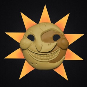 Sundrop Daycare Fnaf Furry Custom Mask Wearable 3D Model STL Sundrop ...