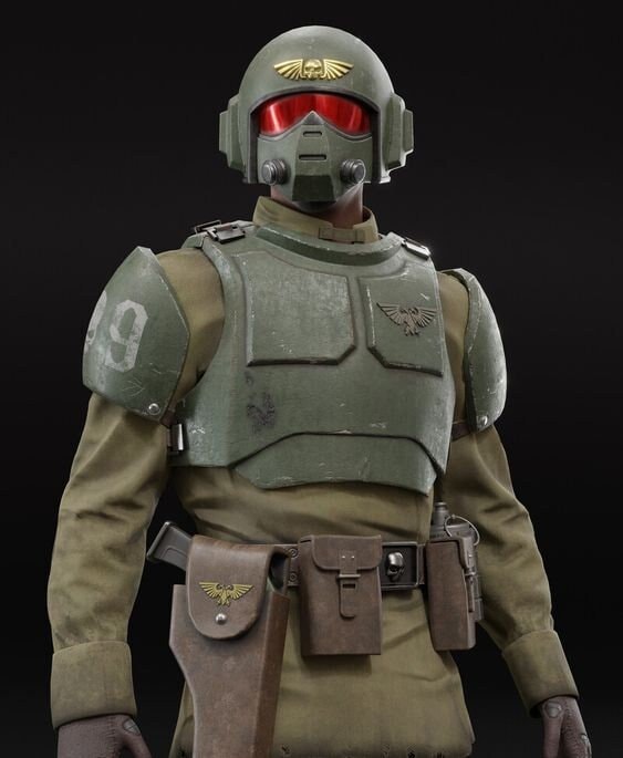 Cadian Guard Full Wearable Armor With Helmet 3D Model STL - Cadia Guard ...