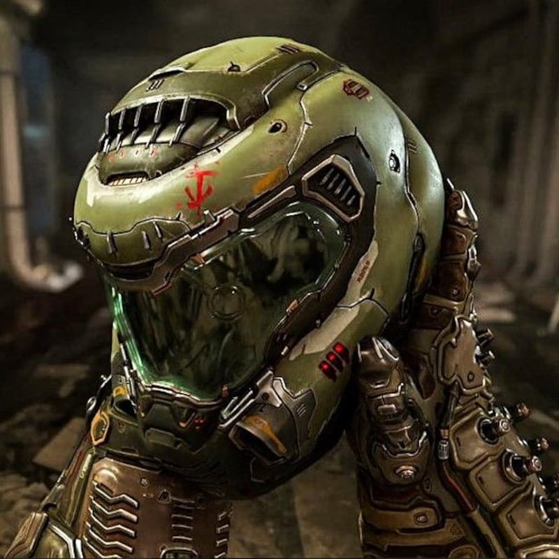 Doomguy Helmet - Etsy