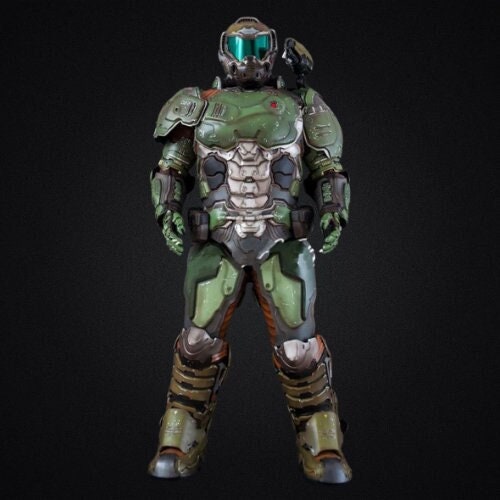 Doomguy Eternal Full Wearable Armor With Helmet 3D Model STL - Doomguy ...
