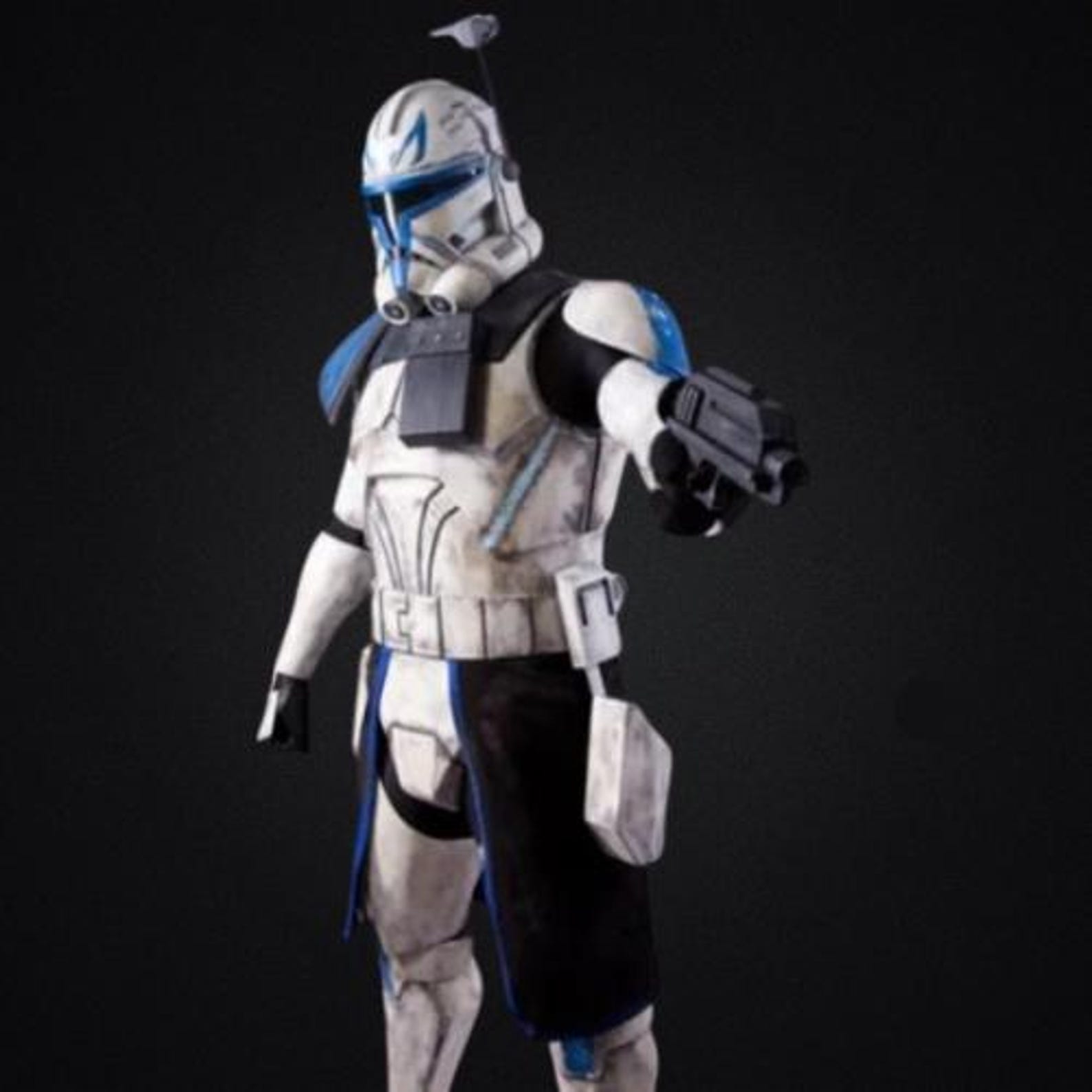 Captain Rex Phase 2 Custom Full Body Wearable Armor With Helmet 3D ...