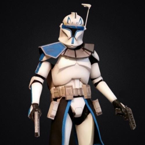 Captain Rex Phase 1 Full Body Wearable Armor With Helmet 3D Model STL ...