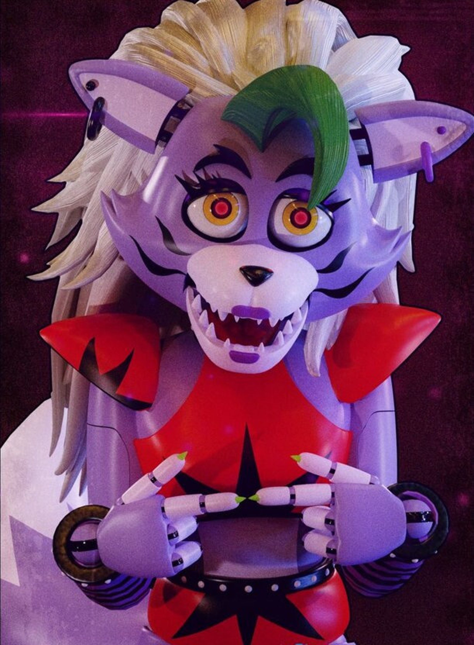 Roxanne Security Break Furry Full Body Wearable Parts With Helmet ...