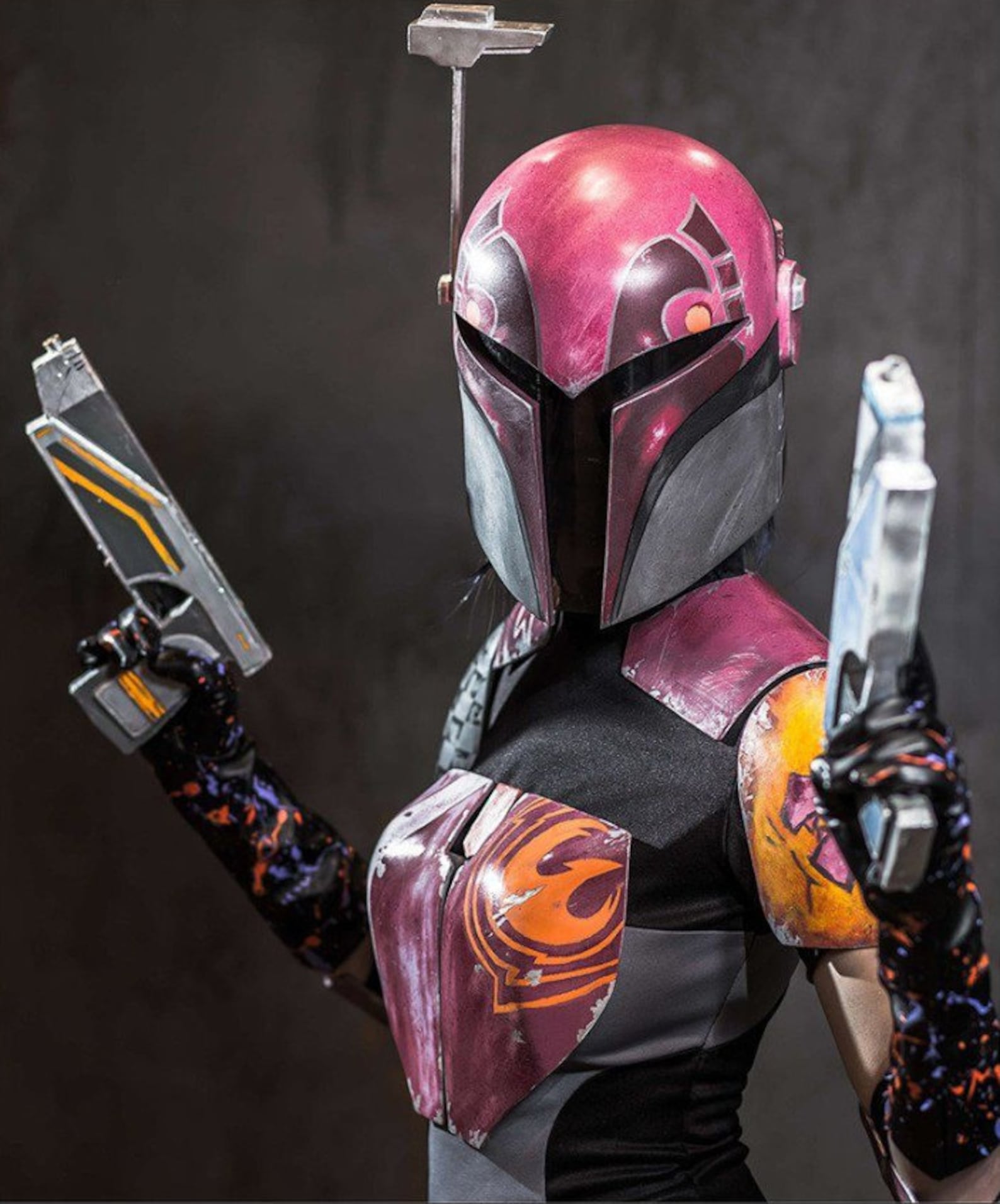 Sabine Wren Costume & Helmet - Sabine Wren Cosplay - Mandalorian Armor ...