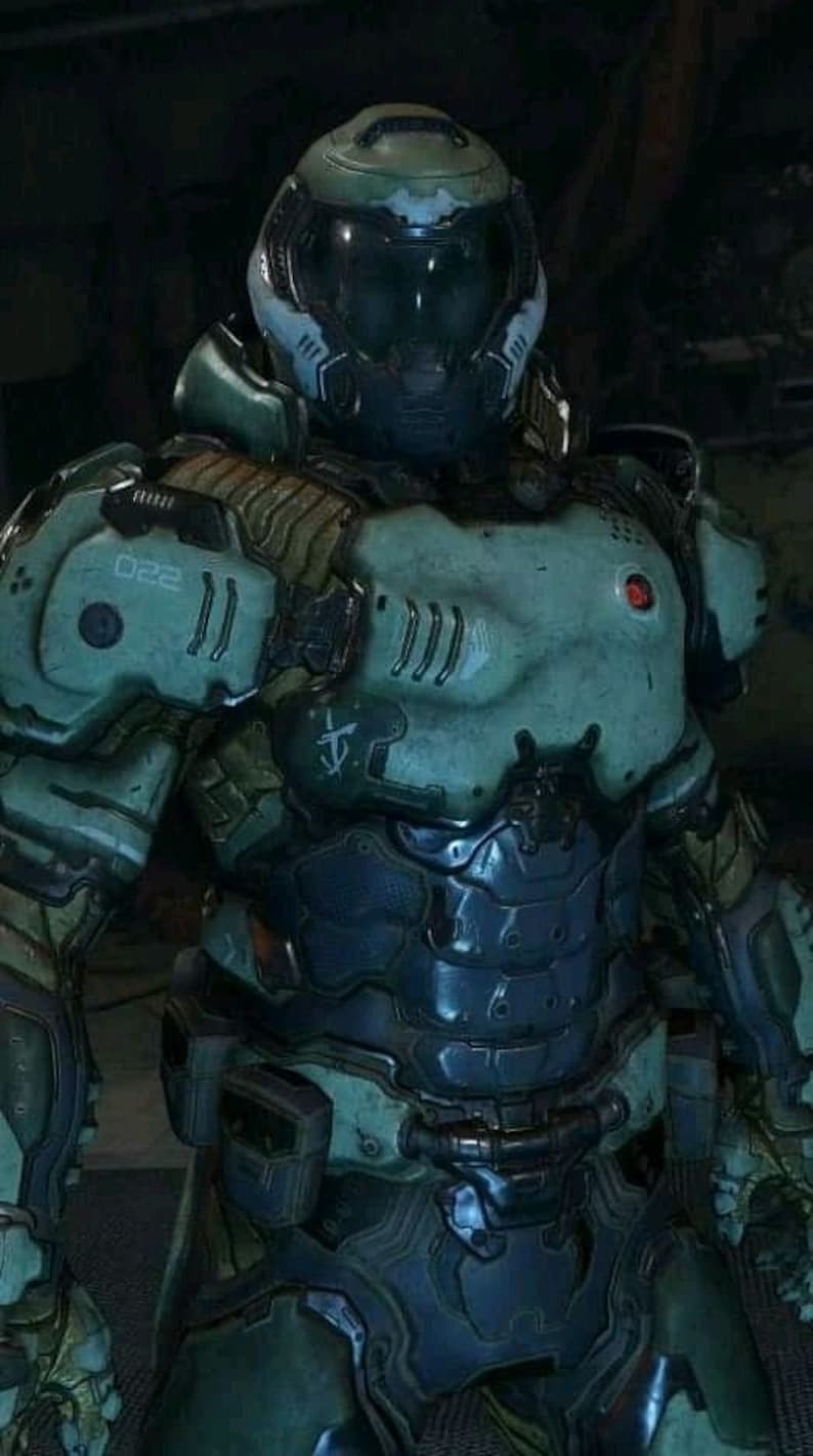 Doomguy Eternal Full Wearable Armor With Helmet 3D Model STL - Doomguy ...