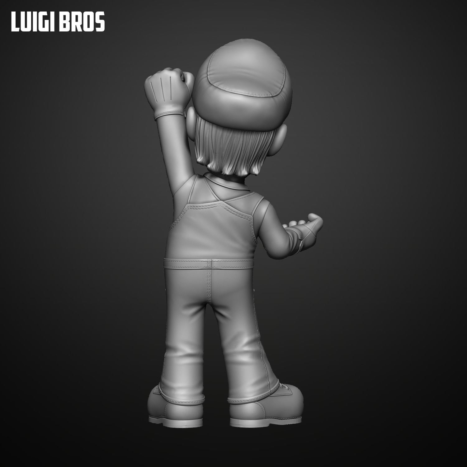 MARIO AND LUIGI 3D Print Model Figurine Model Kit Fan Art Unpainted 3d ...