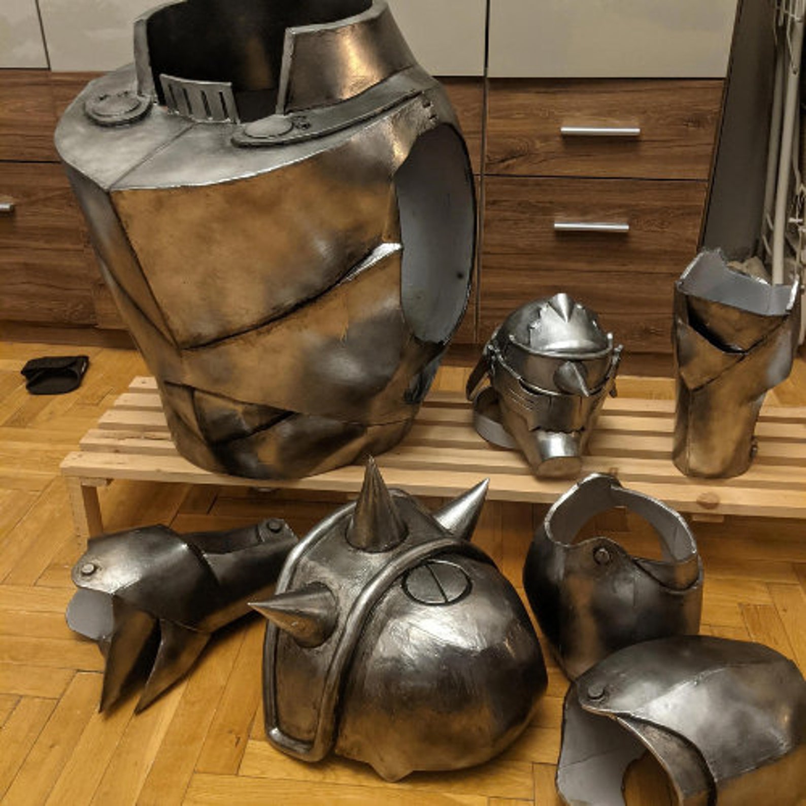 Alphonse Elric Custom Full Body Wearable Armor With Helmet 3D Model STL ...