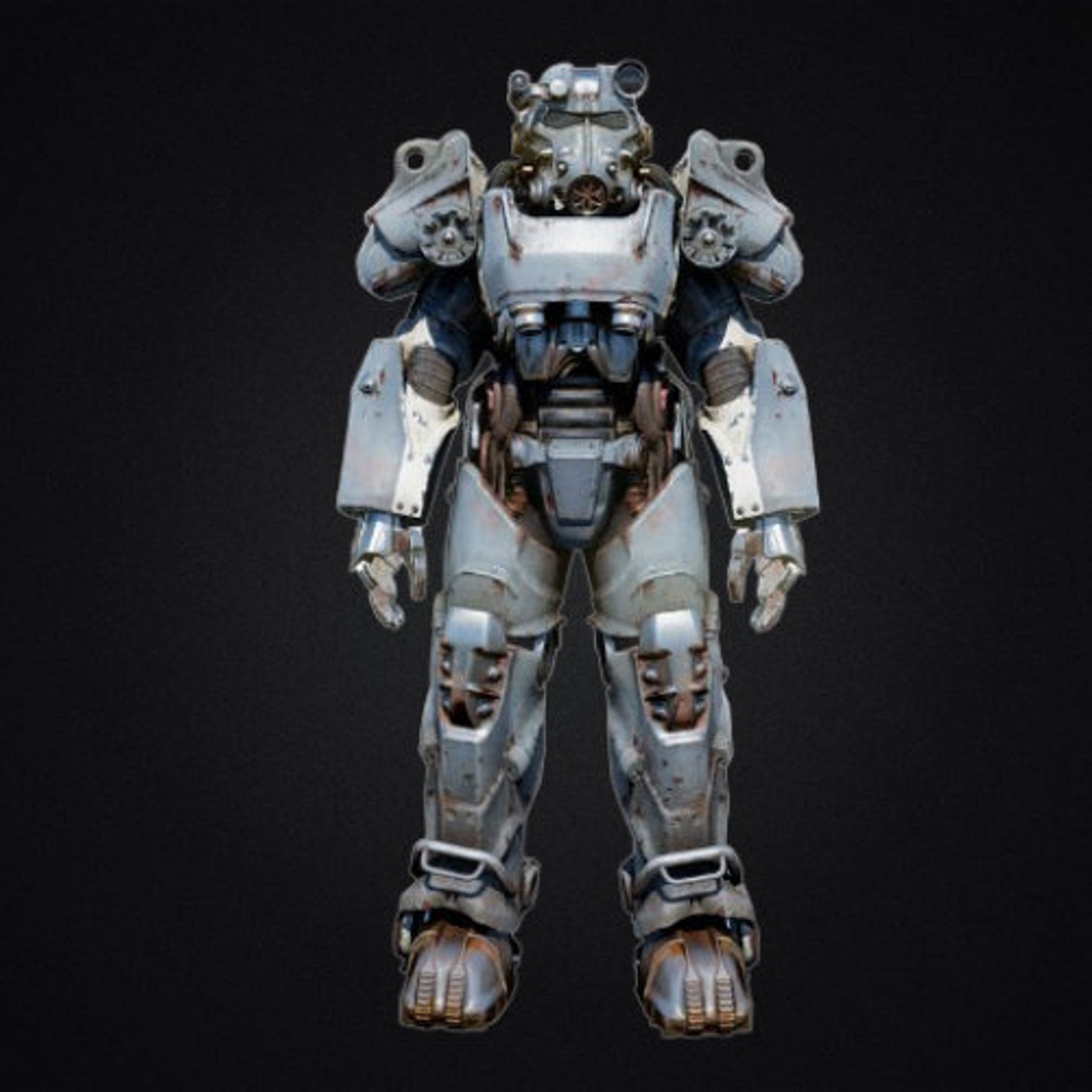 Fallout 4 T 60 Power Costum Armor Full Body Armor And Helmet And Jet