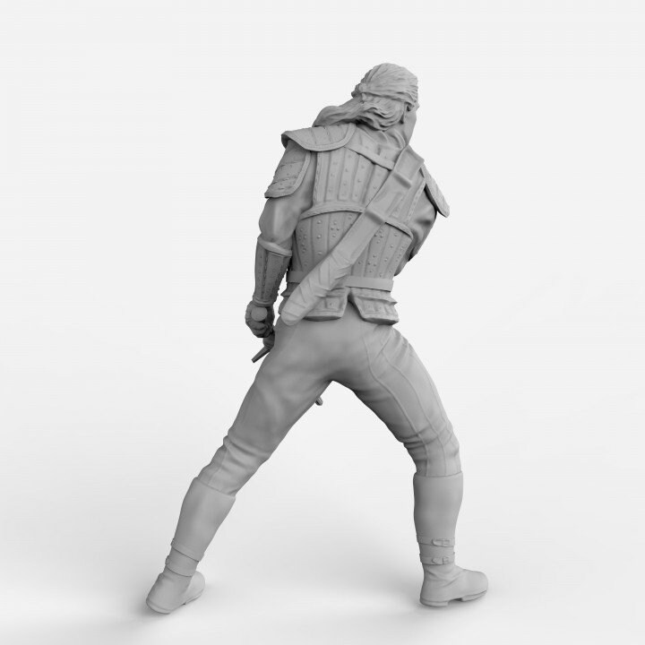 The Witcher Figure 3D Print Stl File,3d Digital, Instant Download Drive ...