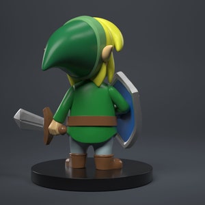 The Legend of Zelda 3D PRINT MODEL Figurine Model Kit Fan Art Unpainted ...
