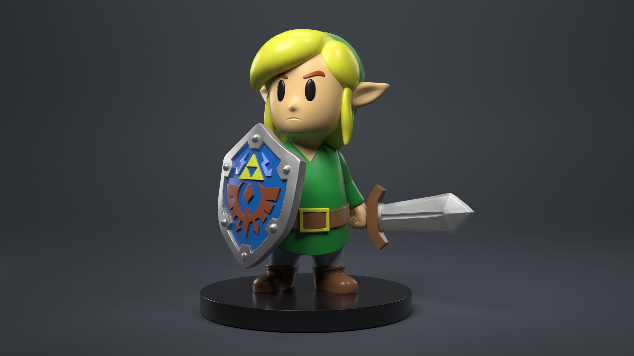 The Legend of Zelda 3D PRINT MODEL Figurine Model Kit Fan Art Unpainted ...