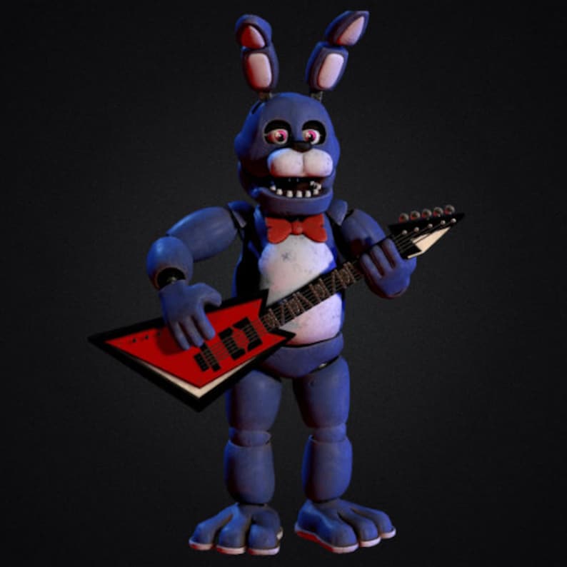 Bonnie 1 Furry Custom Mask Wearable 3D Model STL - Bonnie 1 Furry ...