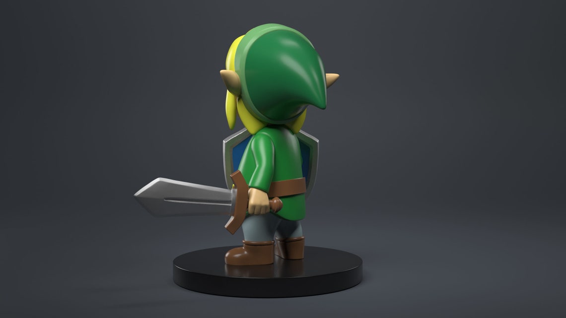 The Legend of Zelda 3D PRINT MODEL Figurine Model Kit Fan Art Unpainted ...