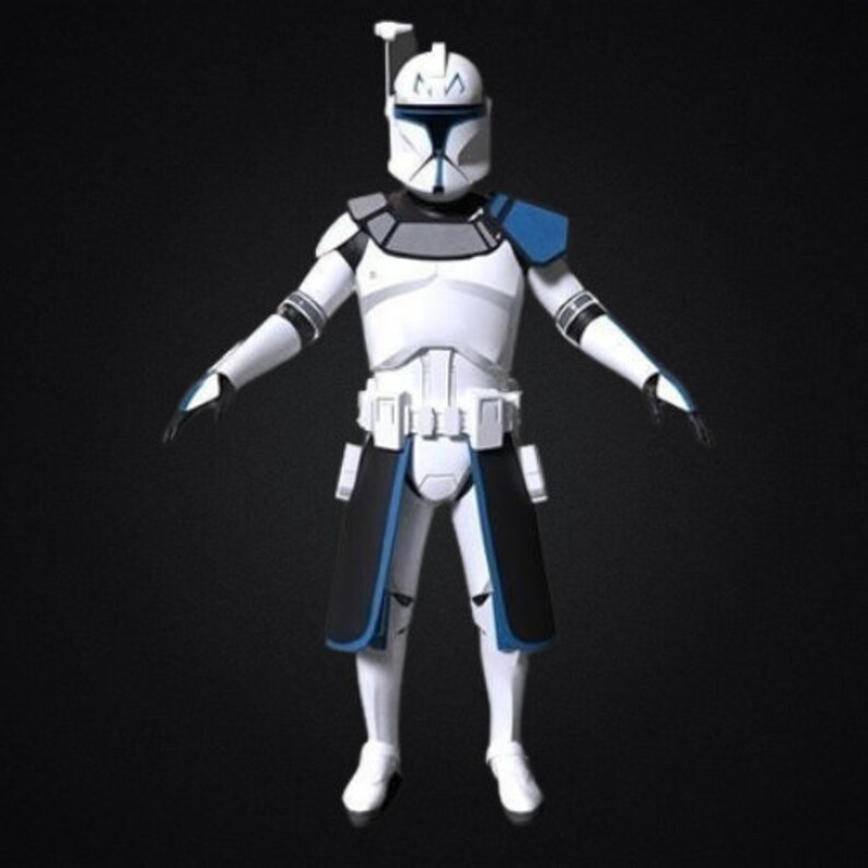 Captain Rex Phase 1 Full Body Wearable Armor With Helmet 3D Model STL ...