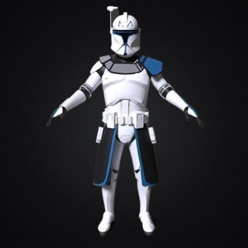 Captain Rex Phase 1 Full Body Wearable Armor With Helmet 3D Model STL ...