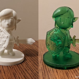 The Legend of Zelda 3D PRINT MODEL Figurine Model Kit Fan Art Unpainted ...