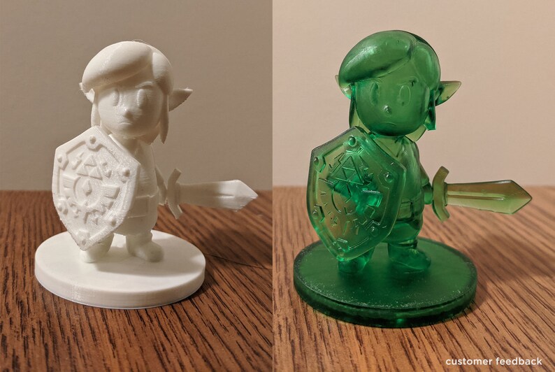 The Legend of Zelda 3D PRINT MODEL Figurine Model Kit Fan Art Unpainted ...