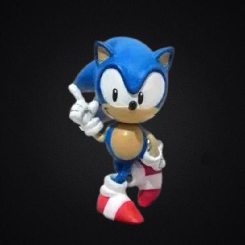 Sonic 3D Model STL - Sonic 3D STL - STL 3D Print File - Etsy Canada