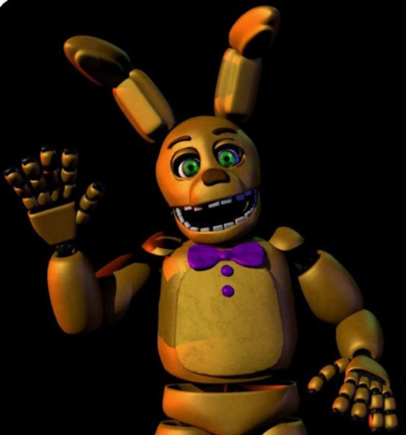 FNAF Springbonnie Wearable Mask 3D Model STL - Fnaf Springbonni Cosplay ...