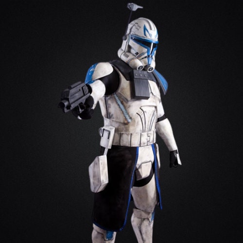 Captain Rex Phase 2 Custom Full Body Wearable Armor With Helmet 3D ...