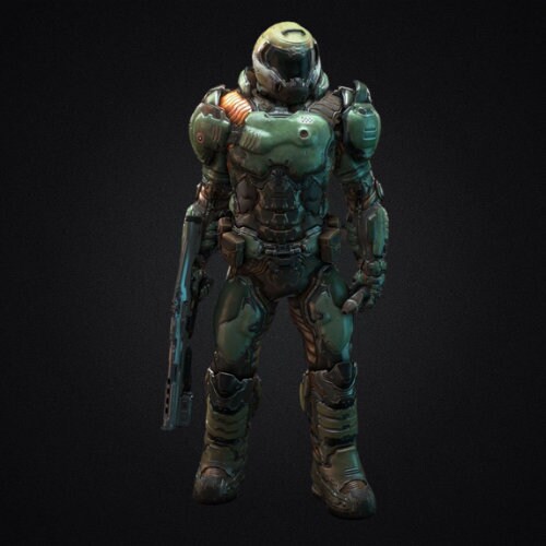 Doomguy Eternal Full Wearable Armor With Helmet 3D Model STL - Doomguy ...