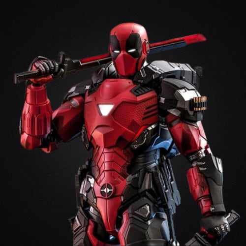 Armored Deadpool Custom Full Body Wearable Parts With Helmet 3D Model STL - Armored Dedpool ...