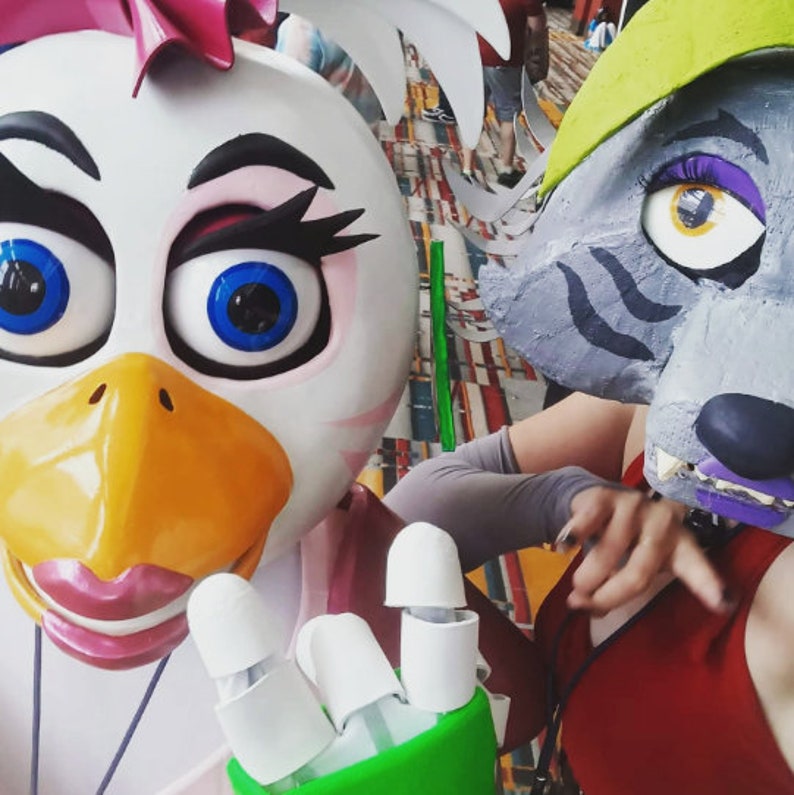 Chica Security Break Furry Full Body Wearable Parts With Helmet ...