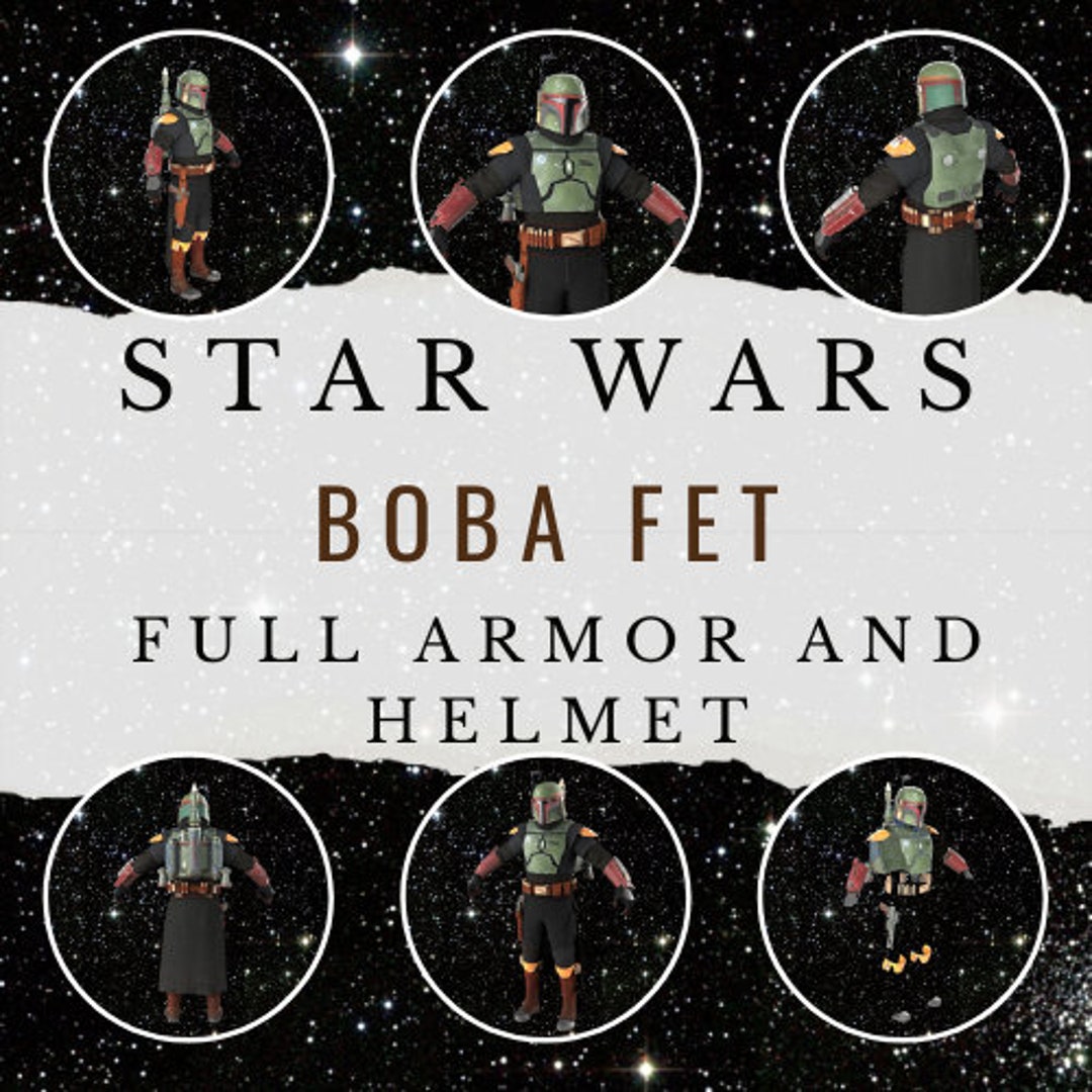 Book of Boba Fett Custom Full Body Wearable Armor With Helmet - Etsy