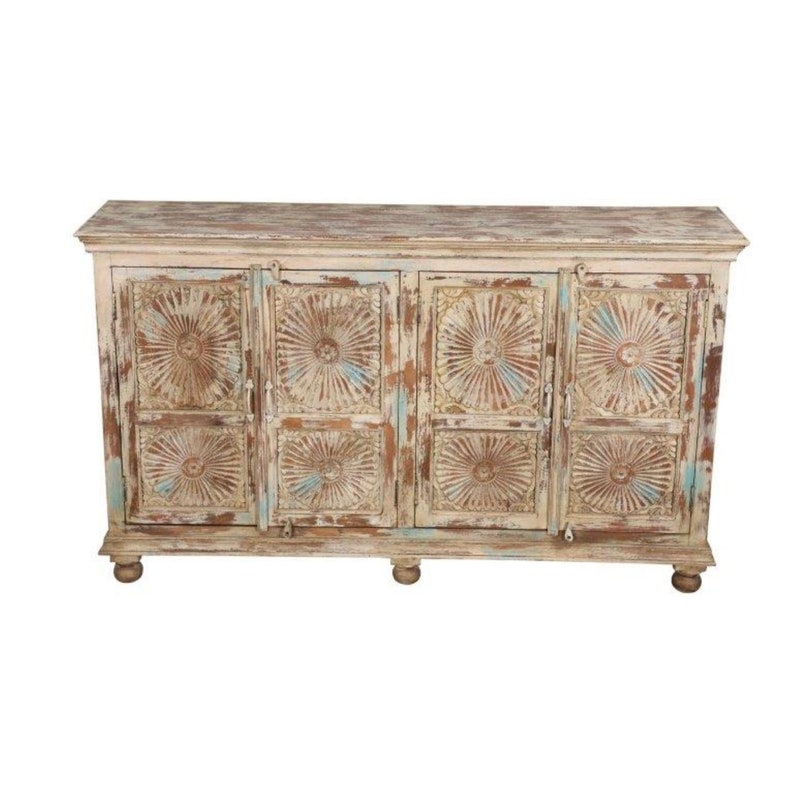 Multicolored Wooden Sideboard - Etsy