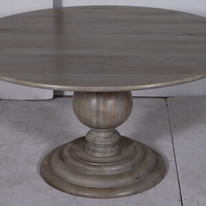 Round Modern Farmhouse Dining Kitchen Table Pedestal Base - Etsy