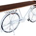 Vintage Bicycle Bar Sideboard Den Gameroom Buffet Server Console Table ...