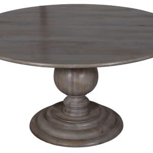 Round Modern Farmhouse Dining Kitchen Table Pedestal Base - Etsy