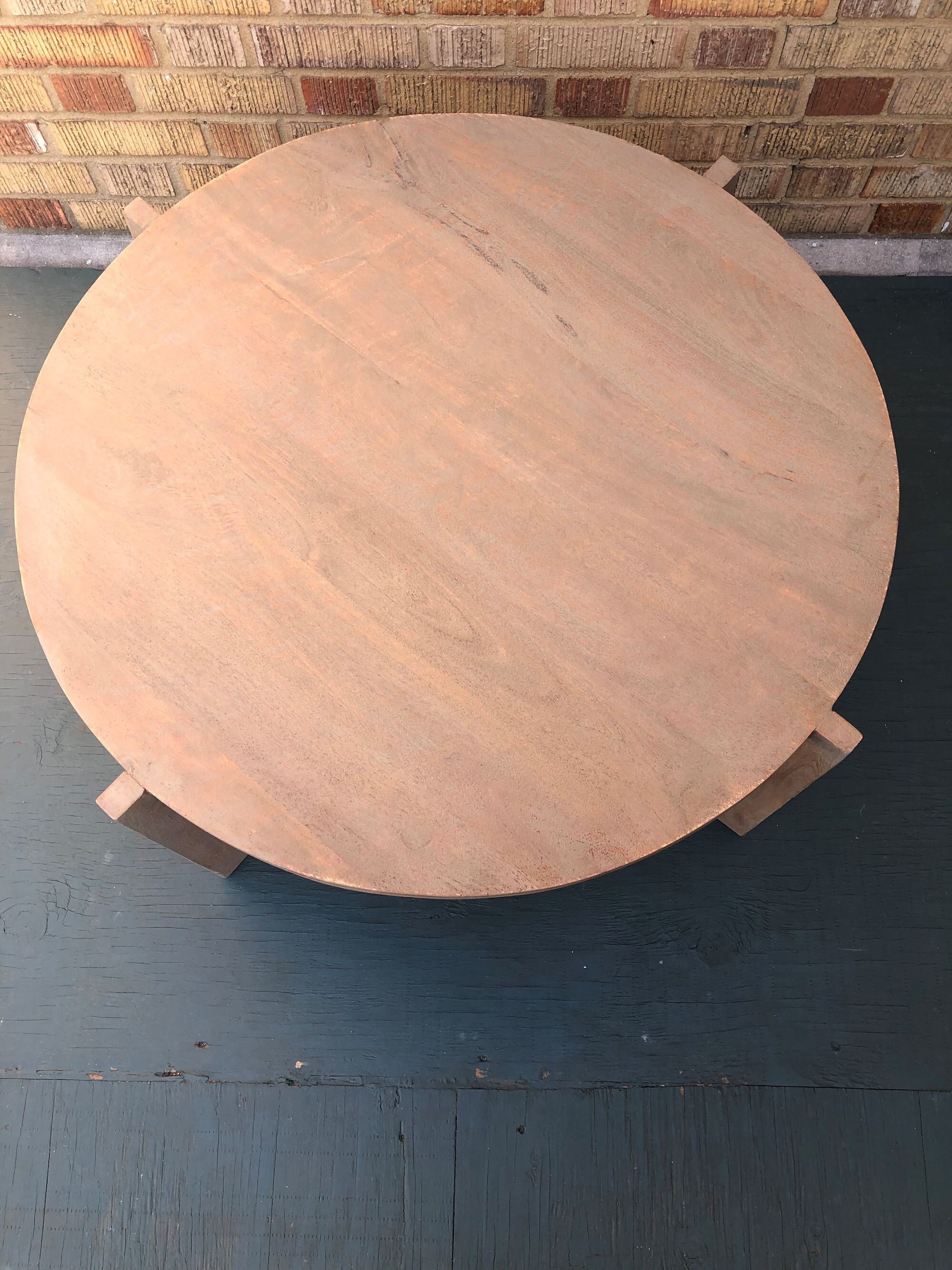 Round Pooja Coffee Table Accent Side Table - Etsy