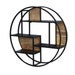 4 Tier Round Contemporary Industrial Hanging Wall Shelf Decor Modern - Etsy