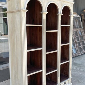 Roman Library Bookcase Mediterranean Classical Contemporary Modern ...