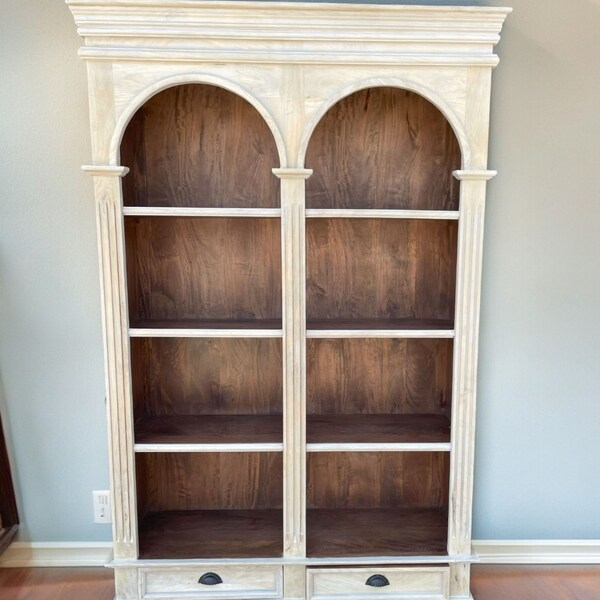 Arched Bookcase - Etsy