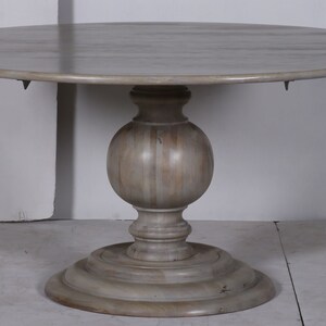 Round Modern Farmhouse Dining Kitchen Table Pedestal Base - Etsy